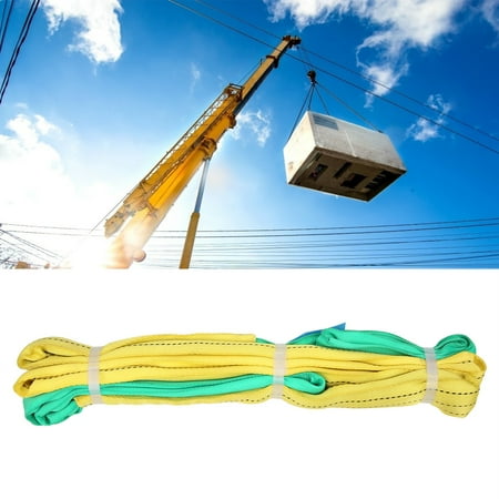 Lifting Sling,9.8ft 2T Flexible Lifting Hoisting Strap Webbing Sling ...