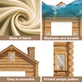 3Pcs Polyester Photo Backdrop for Party Decoration with 6M Cord House ...