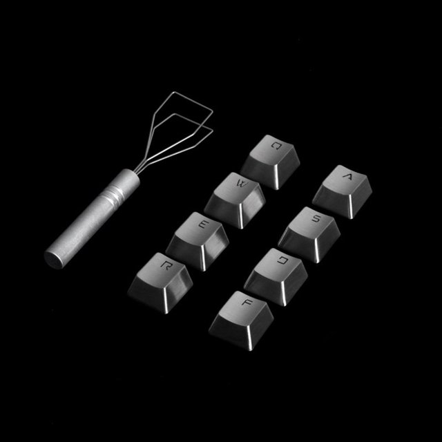 Gming Keycps, Durble Stinless Steel Mechnicl Keycp Comptible with ...