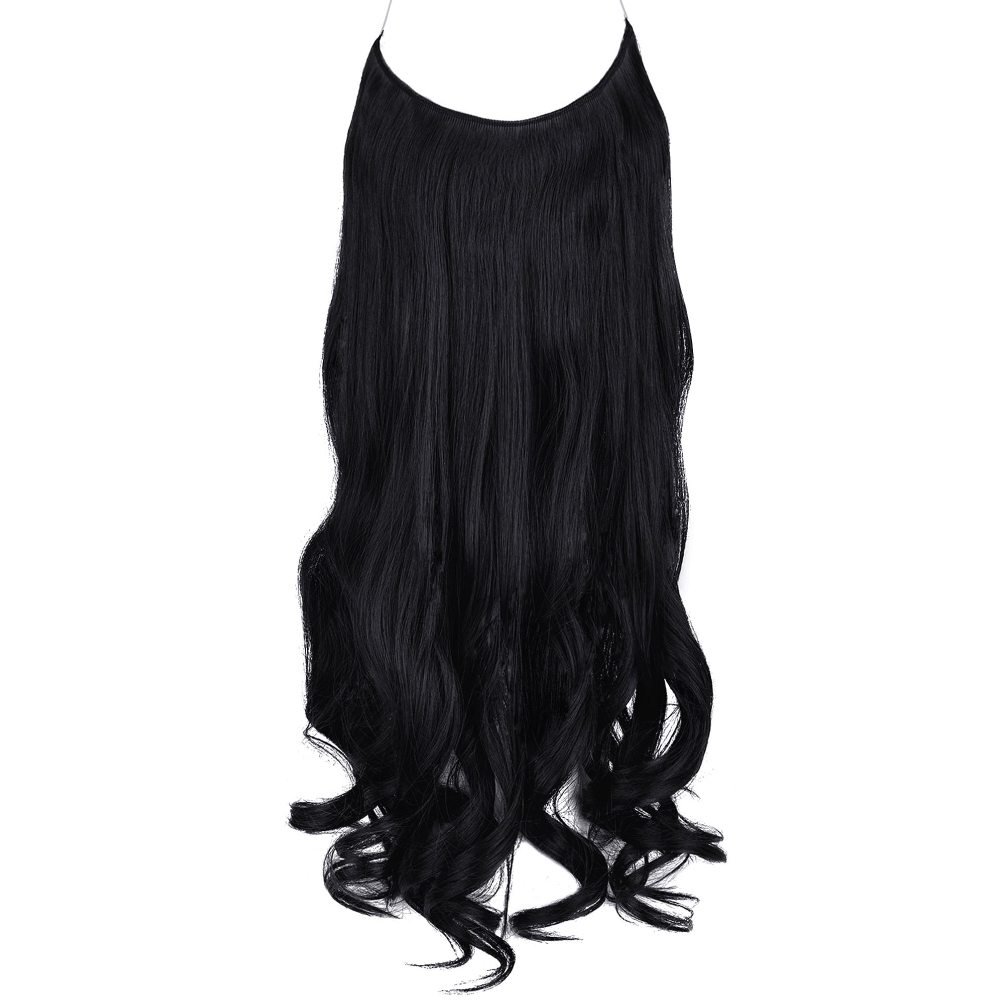 SHCKE 20 Inch 150g Secret Hair Extensions Curly Invisible Hair ...