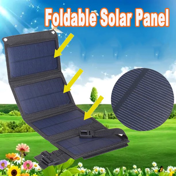 1pc 30W Portable Solar Charger (Max 5V/1.3A), Foldable Solar Panel With ...