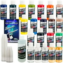 Createx 30 Transparent COLORS SET 2oz Airbrush Paint OPAQUE TRANSPARENT ...