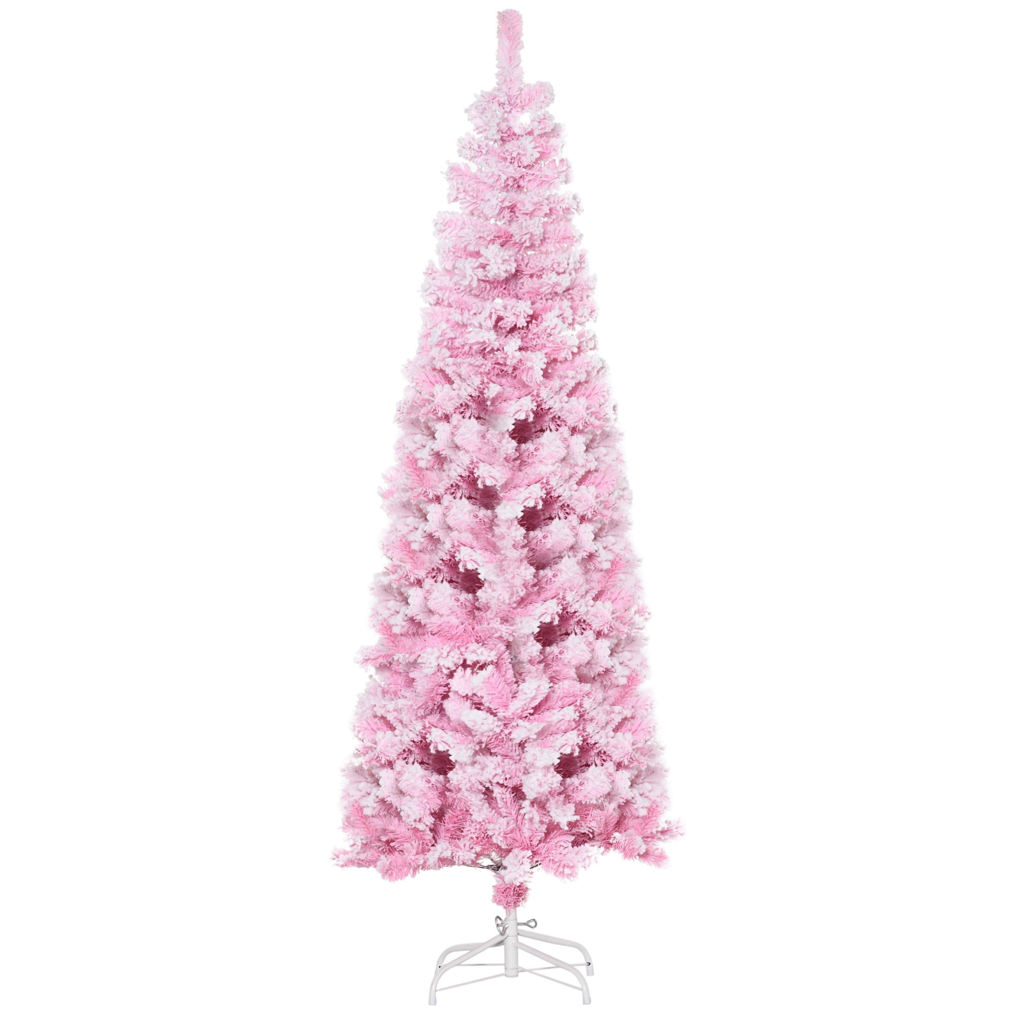 Click here for Homcom Snow Flocked Pencil Artificial Christmas Tr... prices