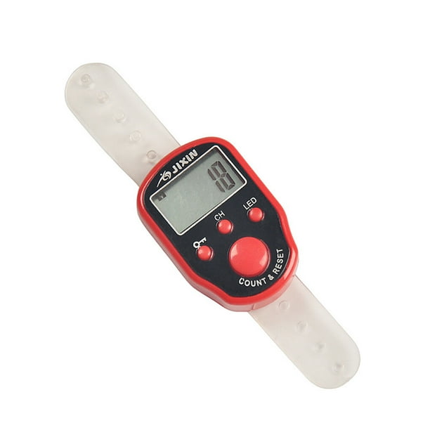 fastboy Mini Stitch Marker Row Fingertip Counter with LED Light LCD ...