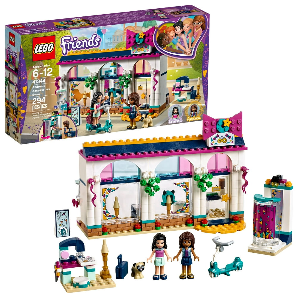 LEGO Friends Andrea's Accessories Store 41344 (294 Pieces) - Walmart ...
