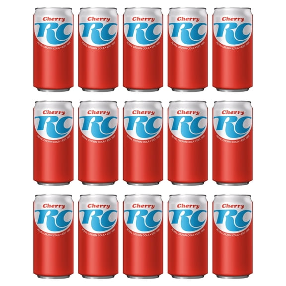 RC Cola Cherry Soda Pop, 12 fl oz, 12 Pack Cans - Walmart.com