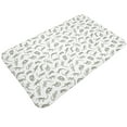 Bathroom Rugs Non Slip Washable - Black White Lines Cute Lizard Kitchen ...