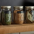 Ball Glass Mini Storage Jar, Quarter Pint Size, 4 OZ (4CT) (Pack of 2 ...