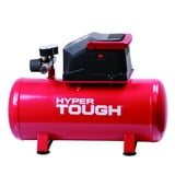 Hyper Tough 3 Gallon Oil Free Portable Air Compressor, 100PSI, Red ...