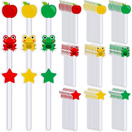 90 Pieces Counting Sticks Colorful Cardboard Count Sticks Grouping ...