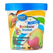 Baskin-Robbins Wild ‘N Reckless Sherbet, 14 fl oz Cup. Green Apple ...
