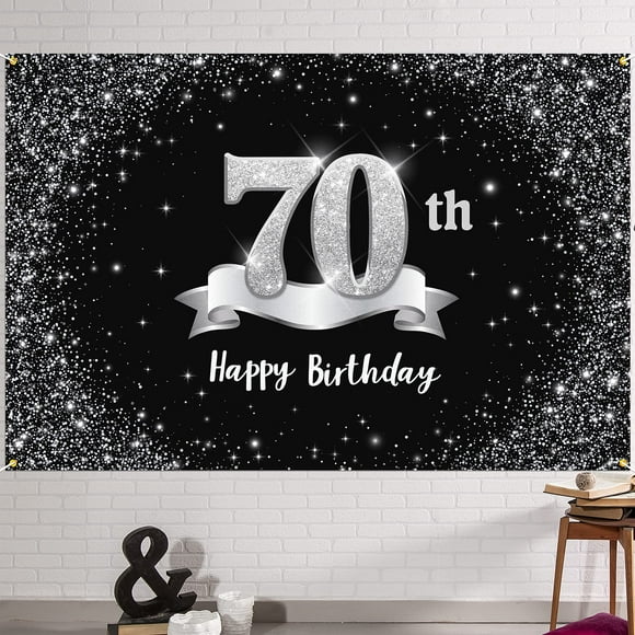 70th Birthday Backdrop