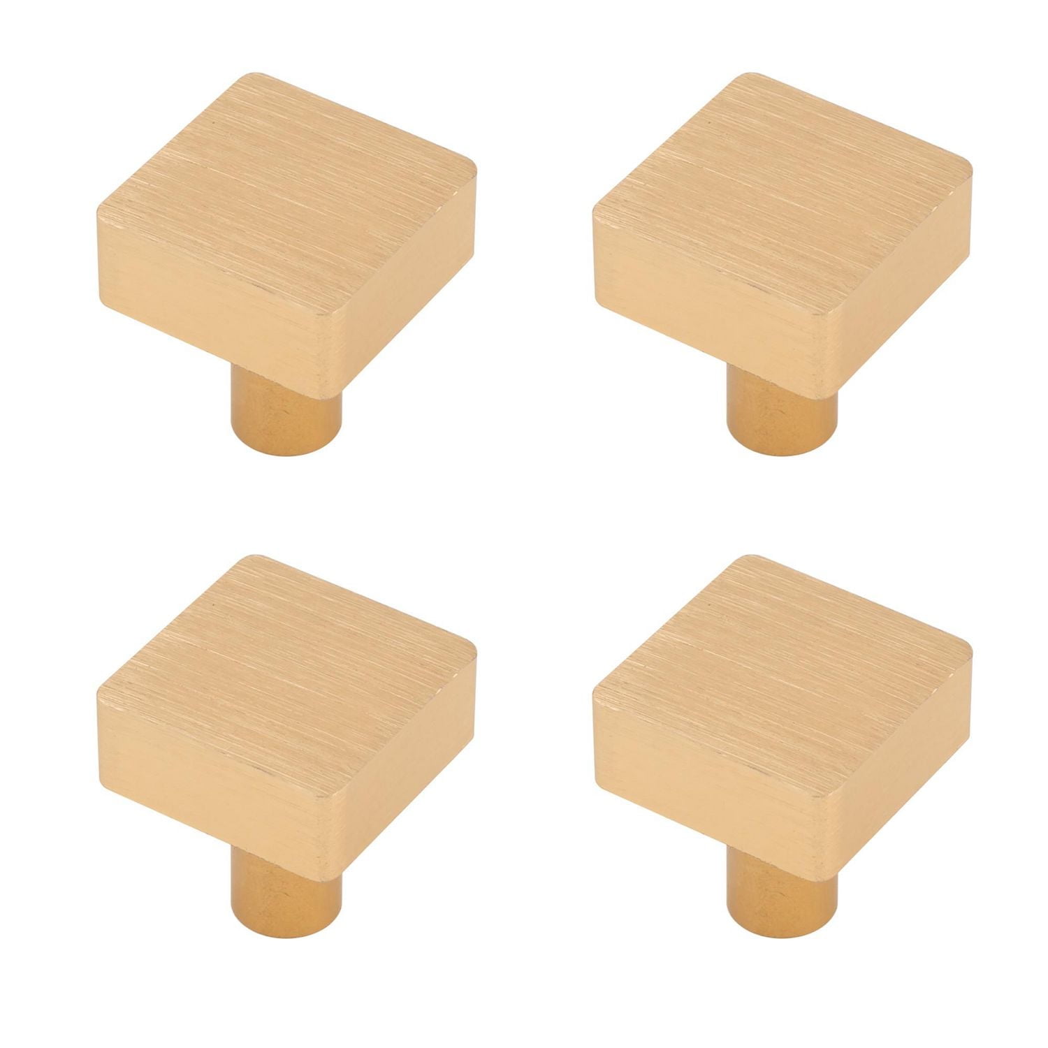 Click here for Columbia Frame Era Square Knob 4-Pack Brushed Gold... prices