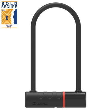 Granit 640 U-Lock - 6 inch Black, 11mm Hardened Steel Round Shackle ...