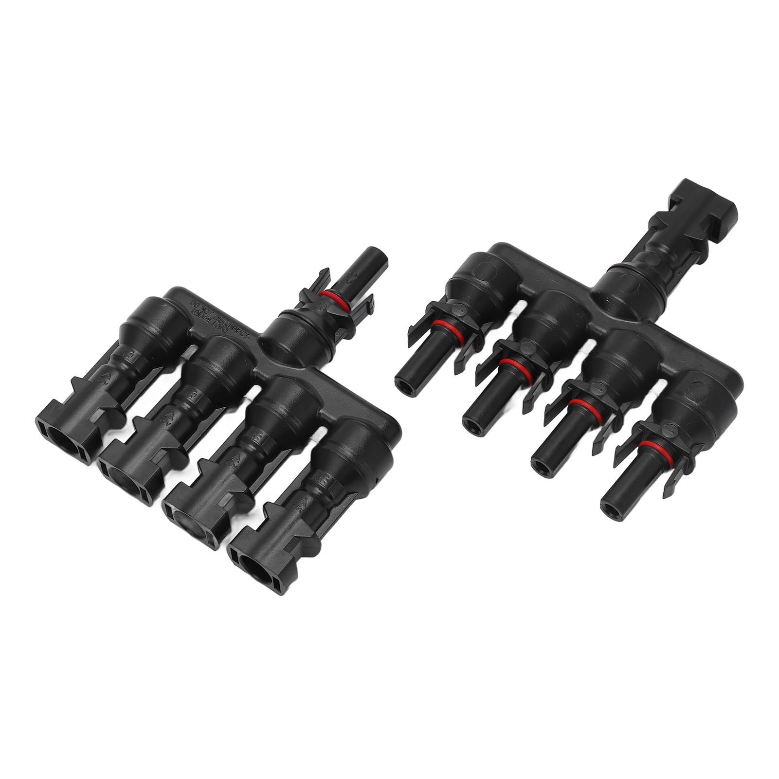 Conector Y PV, Larga Vida útil 2 Piezas Macho Hembra Diseño Fuerte Conductividad Conector Solar ...
