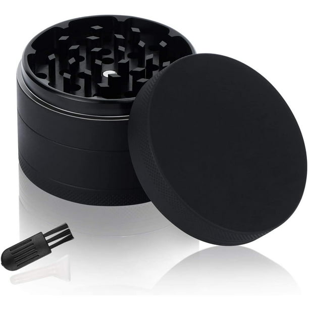 2.5 Inch 4 Piece Matte Soft Touch Grinder, Aluminum Alloy Grinder with ...