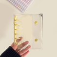 6 Rings PVC Binder Cover Card Album Covers Waterproof for Refillable ...
