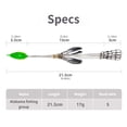 2Pcs 5 Arm Rigs Head Swimming Baits Fishing Group Lures Snapping ...