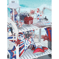 Patriotic Candy Sticks, Cherry and Blueberry Flavor, 80 Pieces, 5 Inch ...