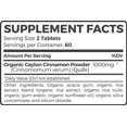 Healths Harmony Organic Ceylon Cinnamon Pills 1000mg - 500mg Cinnamon ...