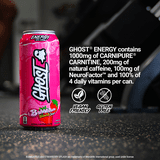 GHOST® Zero Sugars Energy Drink, BUBBLICIOUS® Strawberry Splash, 16 fl ...