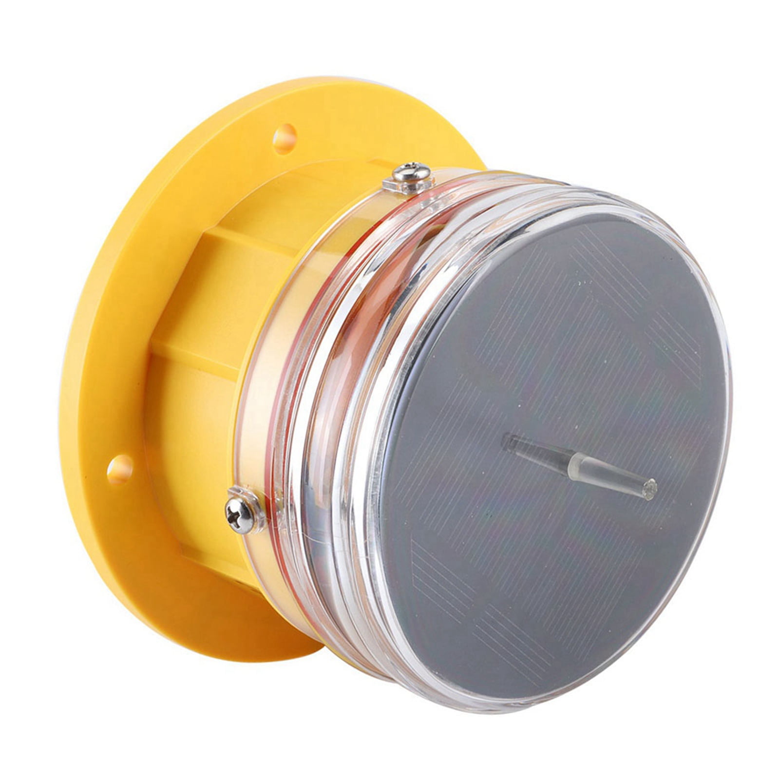 Beacon Light, Built-In Solar Panel Solar Power Sidelight Barge Safety ...