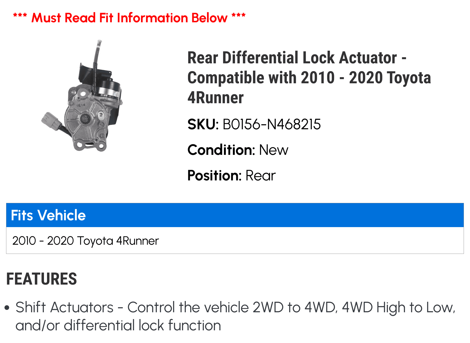 Differential Lock Function