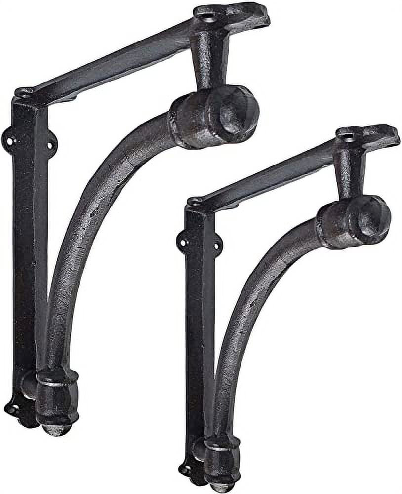 NACH Half Round Wall Mount Shelf Bracket, Decorative Brackets for ...