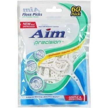 DenTek Complete Clean Fresh Mint Flavored Angled Floss Picks, 75 Count ...