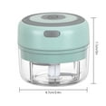 Electric Mini Garlic Press Kitchen Mincer And Grinder, Wireless ...