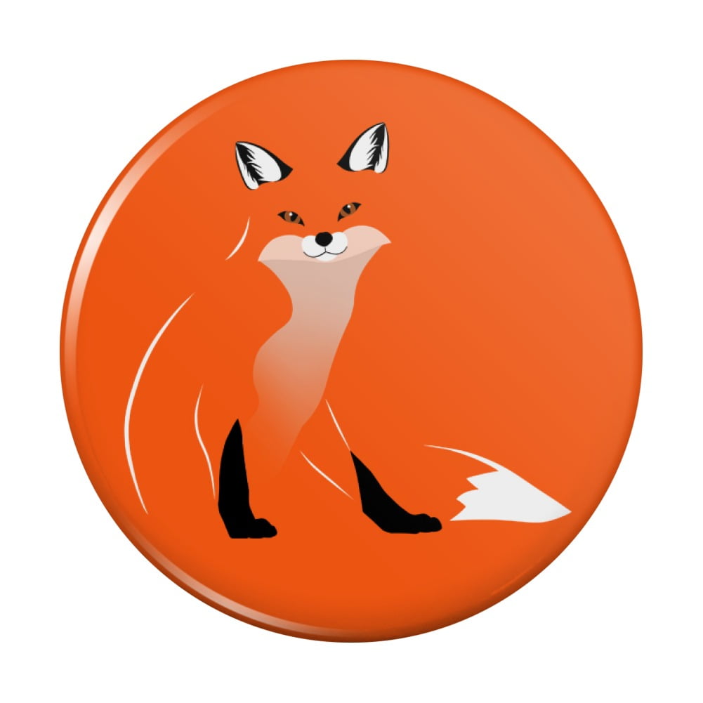 Stylish Red Foxy Fox Kitchen Refrigerator Locker Button Magnet ...