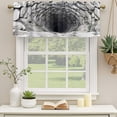 2 Pack Valances for Windows, Stone Well Window Valances for Living Room ...