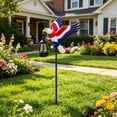 Patriotic Eagle Solar Garden Light String, Solar Powered Plug-in ...