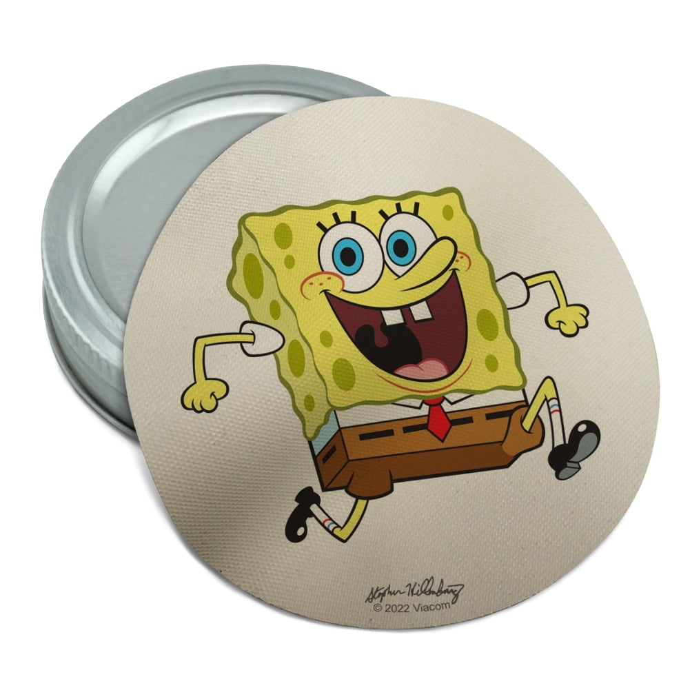 Running SpongeBob Round Rubber Non-Slip Jar Gripper Lid Opener ...
