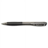 Bu3 Ballpoint Pen, Retractable, Bold 1 Mm, Black Ink, Black Barrel ...