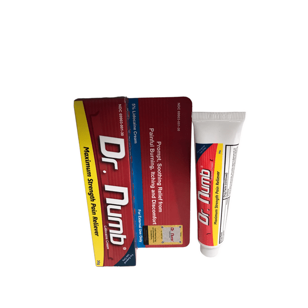 1 PACK Dr. Numb 5% Lidocaine Topical Anesthetic Numbing Cream for Pain ...