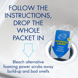 Glisten Garbage Disposal Foaming Cleaner, Lemon Scent, Drain and Sink ...