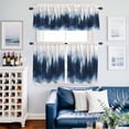 Abstract Forest Kitchen Curtains Set for Windows, Spring Black Tree ...