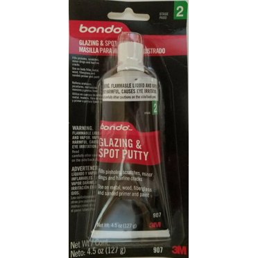 Bondo Glazing and Spot Putty, 00907ES, 4.5 oz, 1 Tube - Walmart.com