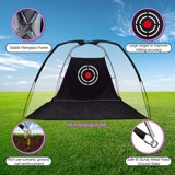 GALILEO, Golf Net, 10' x 6.5' x 6', Backyard Indoor Outdoor Training ...