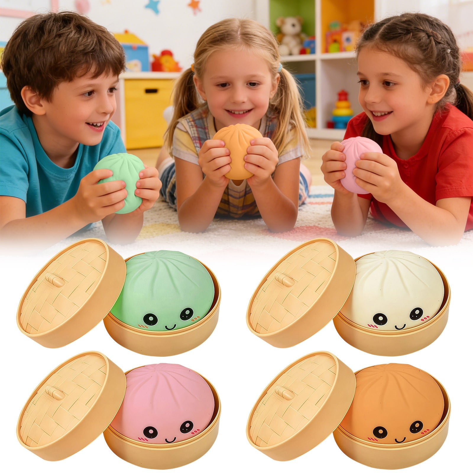 Click here for Viflosae Toy Big Bun Toy With Box Large Stress Rel... prices