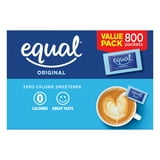 EQUAL Diet-Friendly Zero Calorie Sweetener, Sugar Substitute, 800 ...