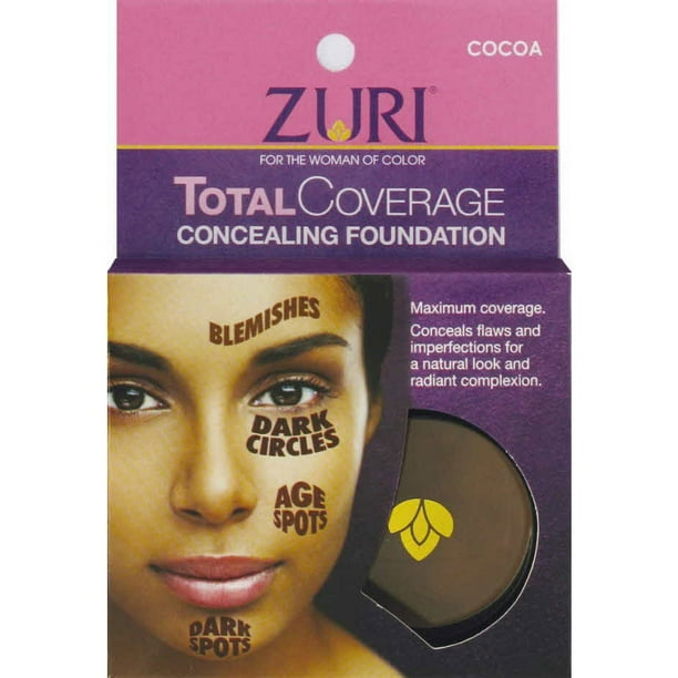 Zuri Total Coverage Concealing Foundation Cocoa - Walmart.com