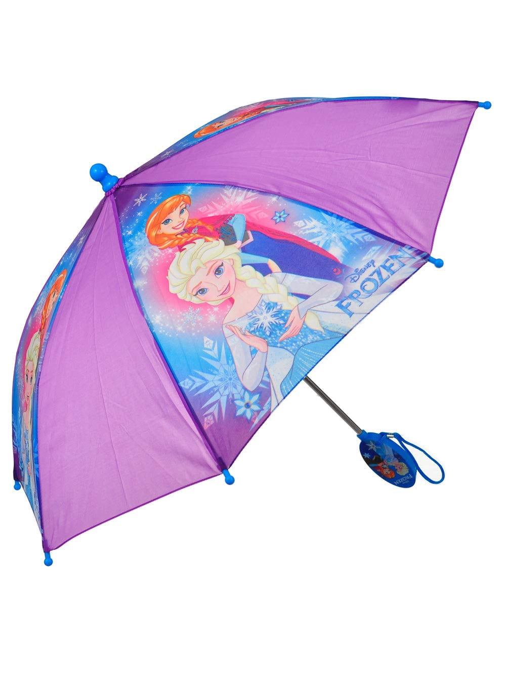 Disney Frozen Anna & Elsa Girl's Umbrella - Walmart.com