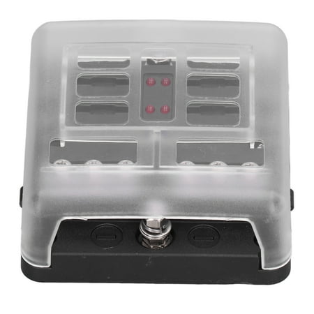 6 Way Waterproof Fuse Block Fuse Box With LED Indicator Damp-proof ...