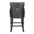 Safavieh Eleni 26 in. H Tufted Wing Back Counter Stool with Ring, Set ...