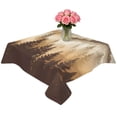 Burly Wood Trees Table Cloth Waterproof Tablecloths, Forest Mountain ...