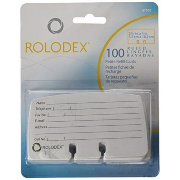 3x5 Rolodex Cards