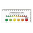 (Pack Of 100) Paper Pain Assessment Tool, Visual Analog Scale Ruler ...