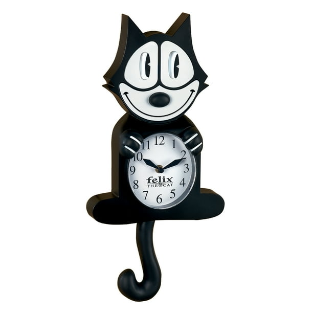 Collections Etc NJ Croce Felix The CAT 3-D Motion Clock - Walmart.com